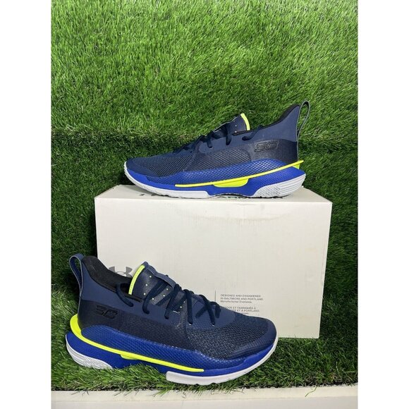 Under Armour | Shoes | New Under Armour Curry 7 Mens Size 9 Royal ...